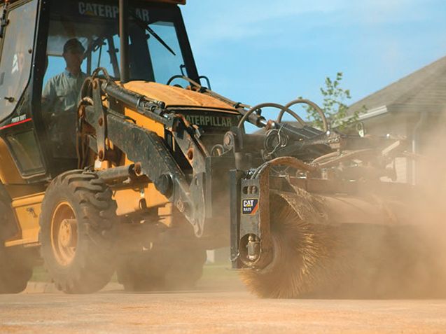 Cat | Power Broom Attachments / Power Sweeper Attachments | Caterpillar