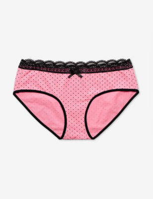 St Eve Polka Dot Pink Hipster Panties Women Stage Stores