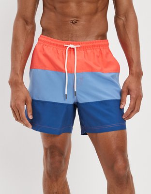 American Eagle 5.5" Colorblock Swim Trunk - 0133_7512_501