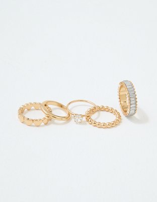 AEO Heart Ring 5-Pack | Mall of America®