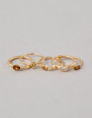 AEO Dainty Rings 5-Pack