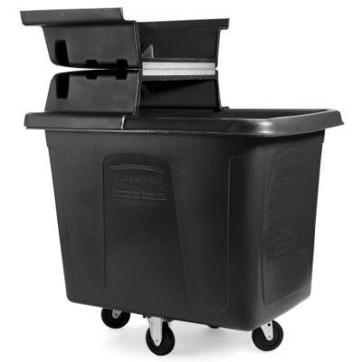 Rubbermaid Cube Truck 34 18 X48x36 12″ Black Realcube