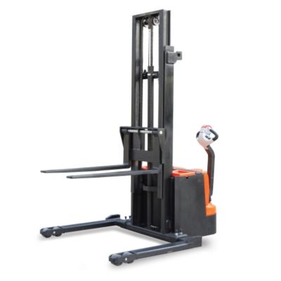 Presto Powerstak Fully Powered Stackers: Adjustable Forks Inside Fixed Straddle Legs – 3000-lb ...