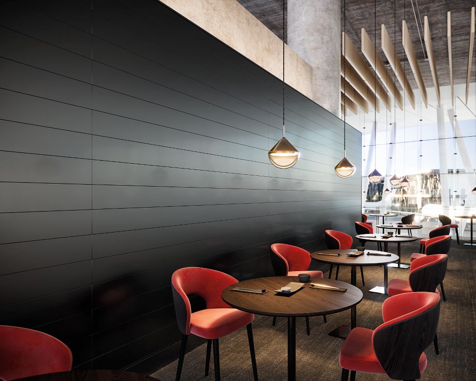 METALWORKS Linear Synchro Wall 3 | Armstrong Ceiling Solutions – Commercial