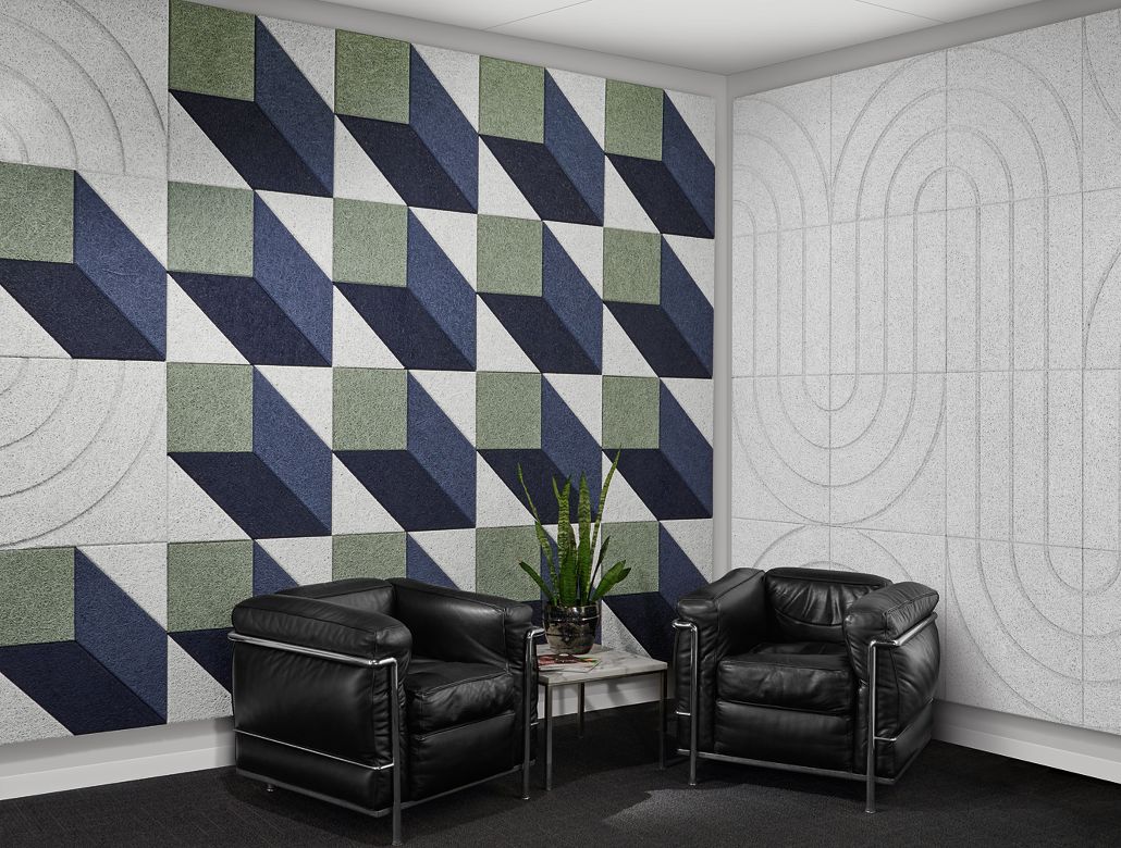 Tectum DesignArt Walls Rendering | Armstrong Ceiling Solutions – Commercial