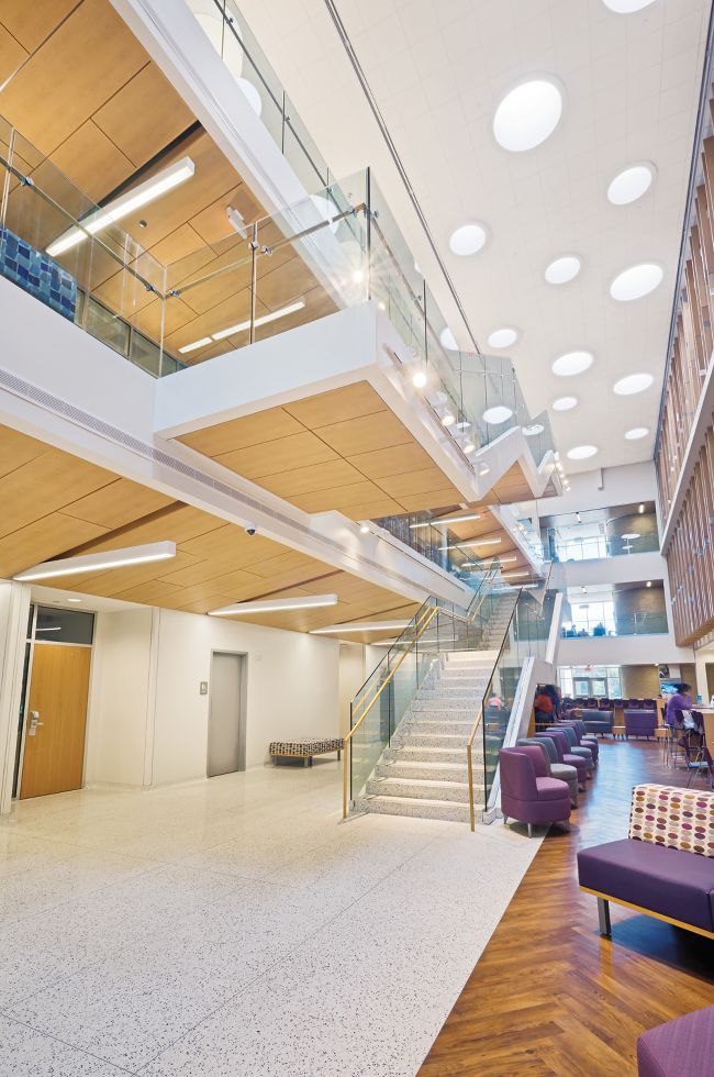 TCU Instructional Building | Armstrong Ceiling Solutions – Commercial