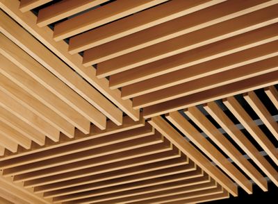 Wood Grille Ceiling Panel Acoustical Wood Grille Madrid Acoustical