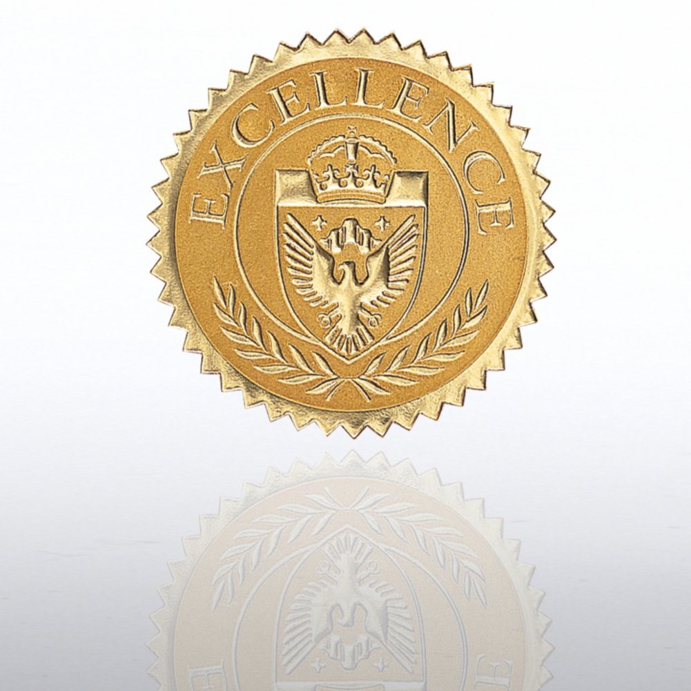 Gold Certificate Seal Excellence