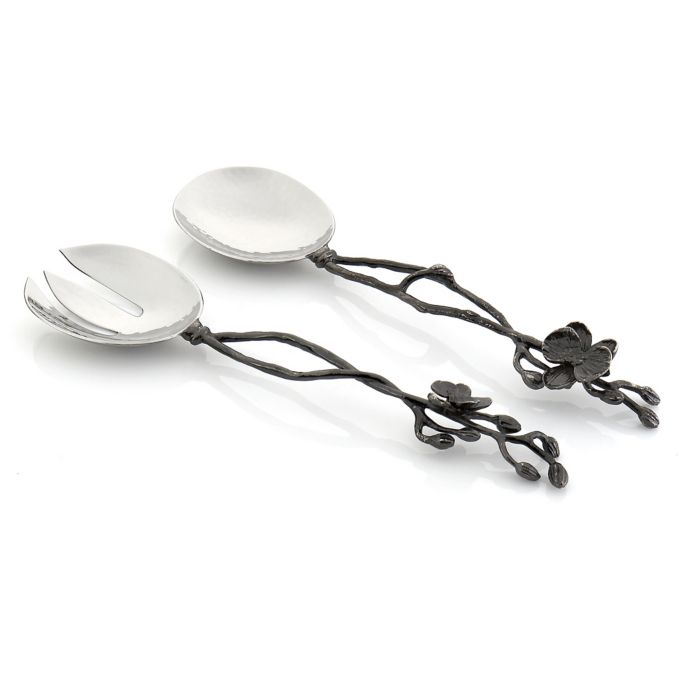 Michael Aram Black Orchid 2-Piece Salad Serving Set | Bed Bath & Beyond