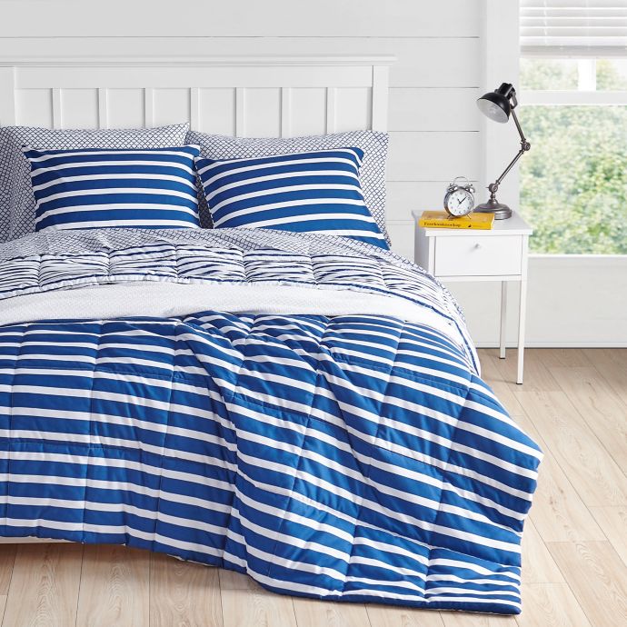 Nantucket Down Alternative Reversible Comforter Set | Bed Bath & Beyond