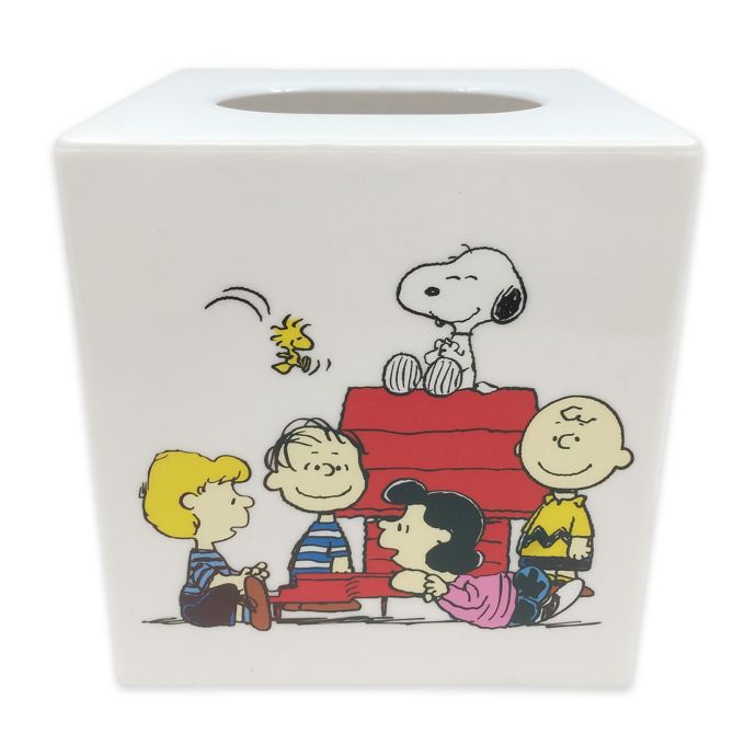Bathroom Décor Bathroom Peanuts and Gang sofa couch tissue box cover ...