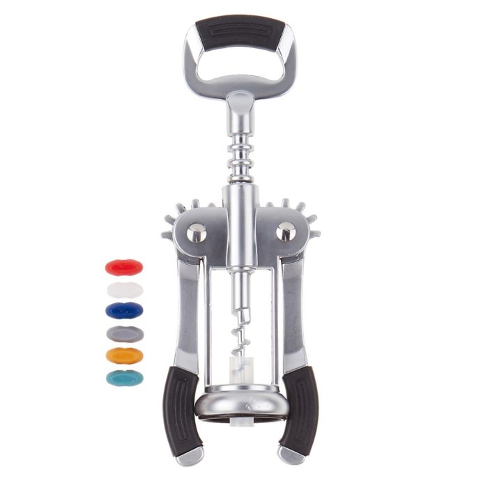 Barware Kitchen & Dining Silver Plate Metal Hidden Cork Screw etna.com.pe