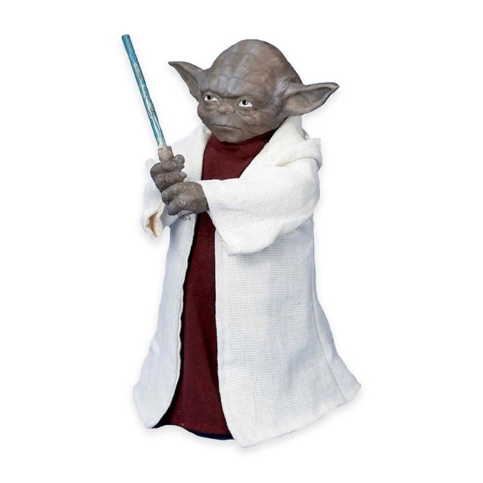 Kurt Adler 12-Inch Star Wars Yoda Battery-Operated Tree Topper with LED ...