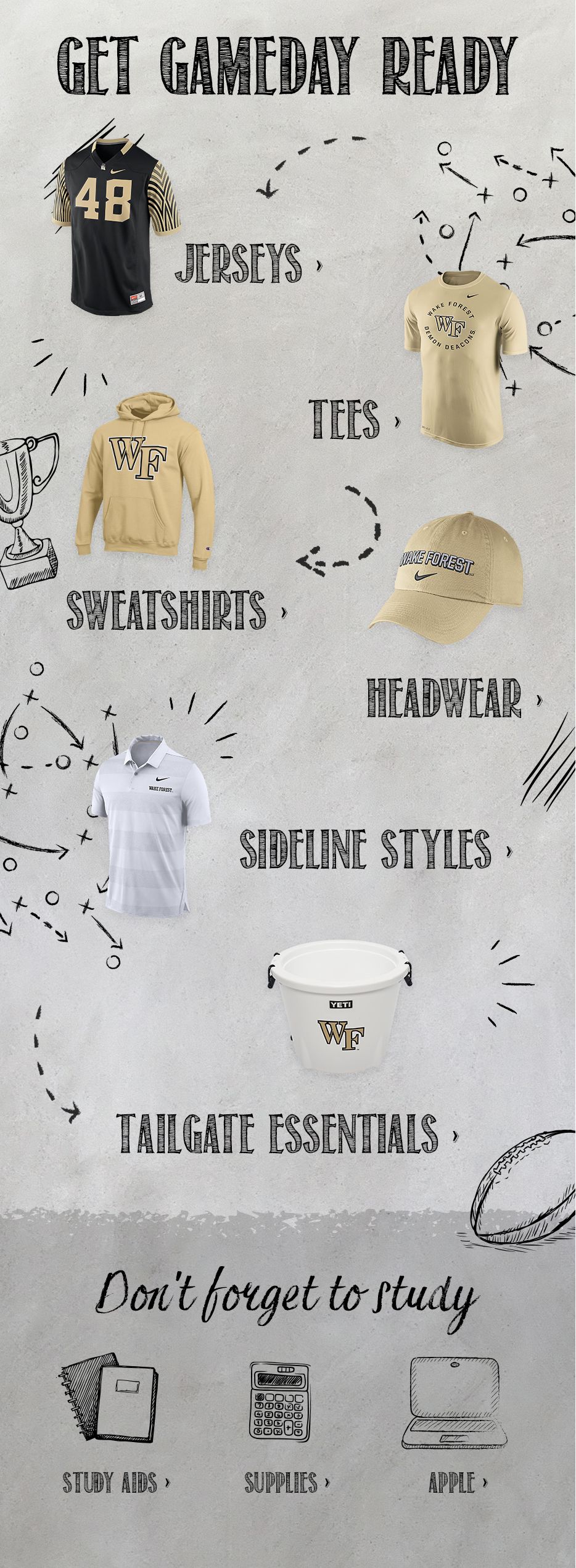 Wake Forest University Stores Bookstore Apparel, Merchandise, & Gifts