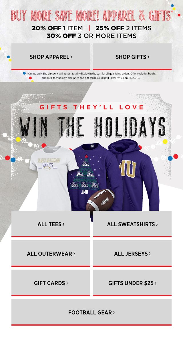 JMU Apparel | James Madison Gear, Merchandise & Gifts