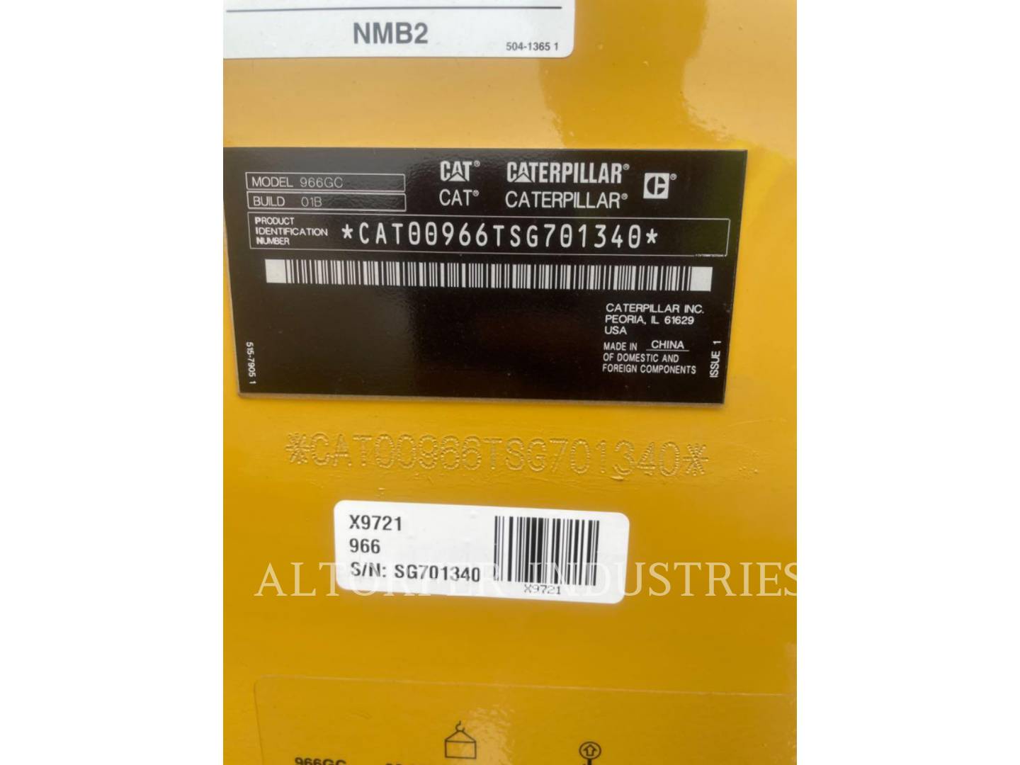2023 CAT 966-01GC – #10080989 - Altorfer Cat