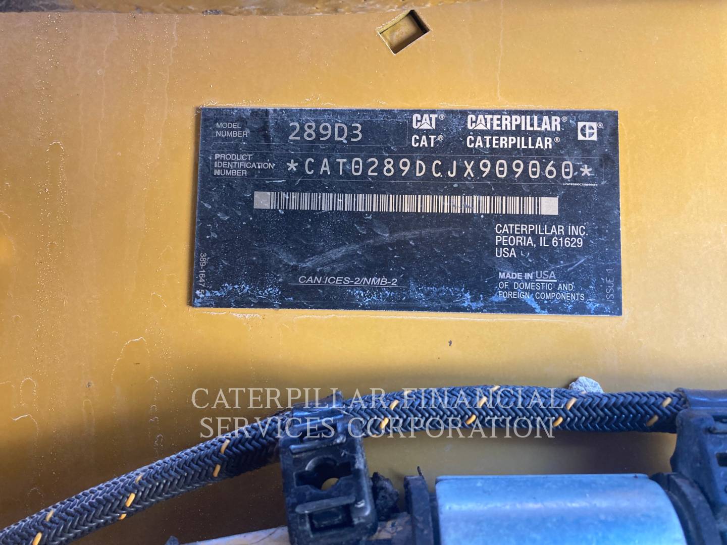 Compact Track Loader | Cat 289D3 CTLT4F | OKL6323843