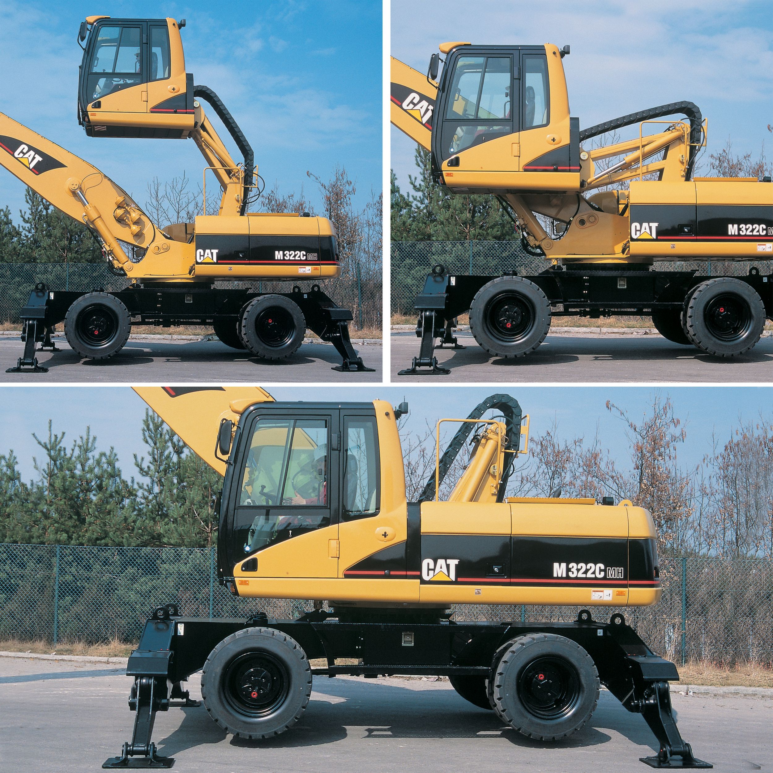 Cat M322C MH Wheel Material Handlers | Caterpillar
