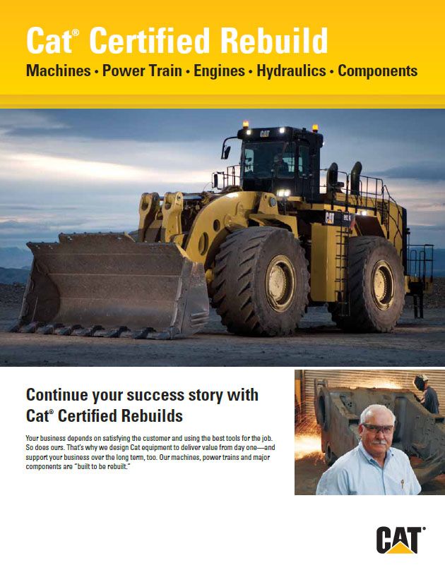 Cat | Cat® Certified Rebuild – Extending Your Success Story, Step by ...