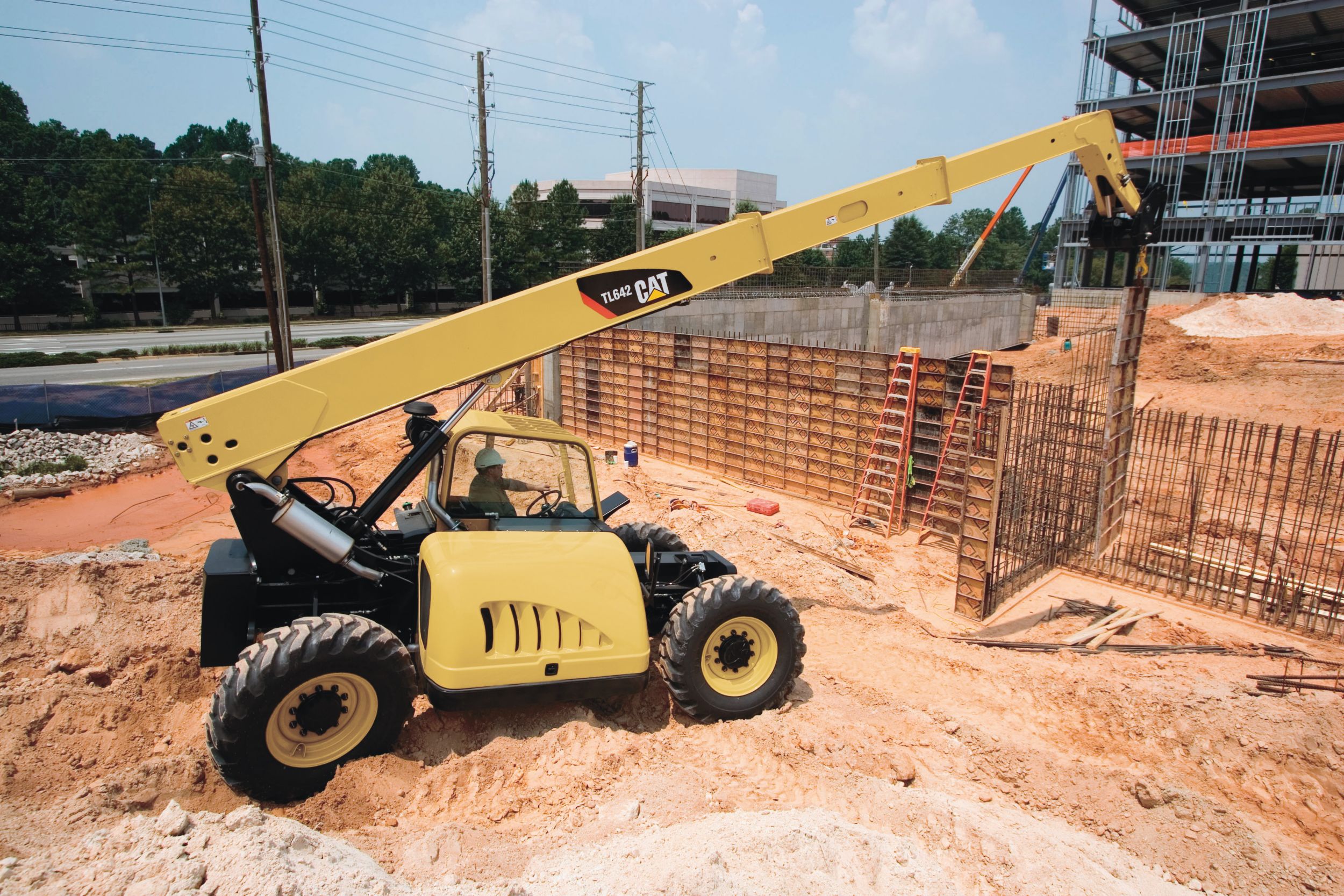 Cat TL642 w/Stabilizers Telehandlers | Caterpillar
