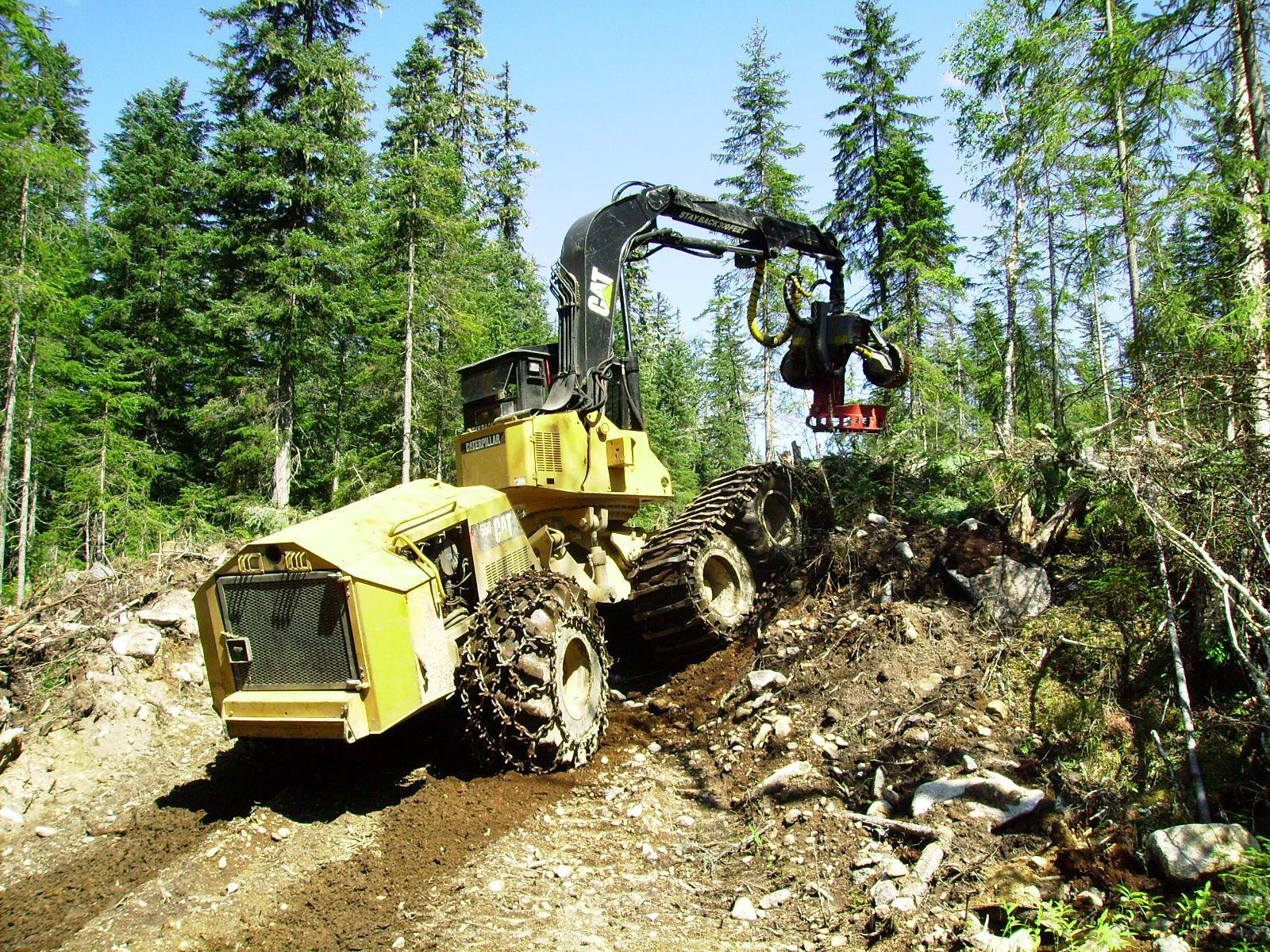 Cat 550 Wheel Harvesters | Caterpillar