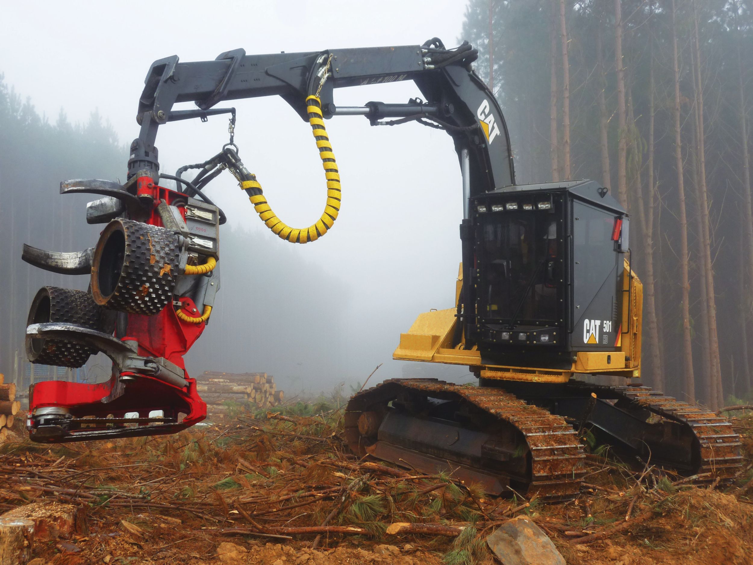 Cat 501HD Track Harvesters | Caterpillar