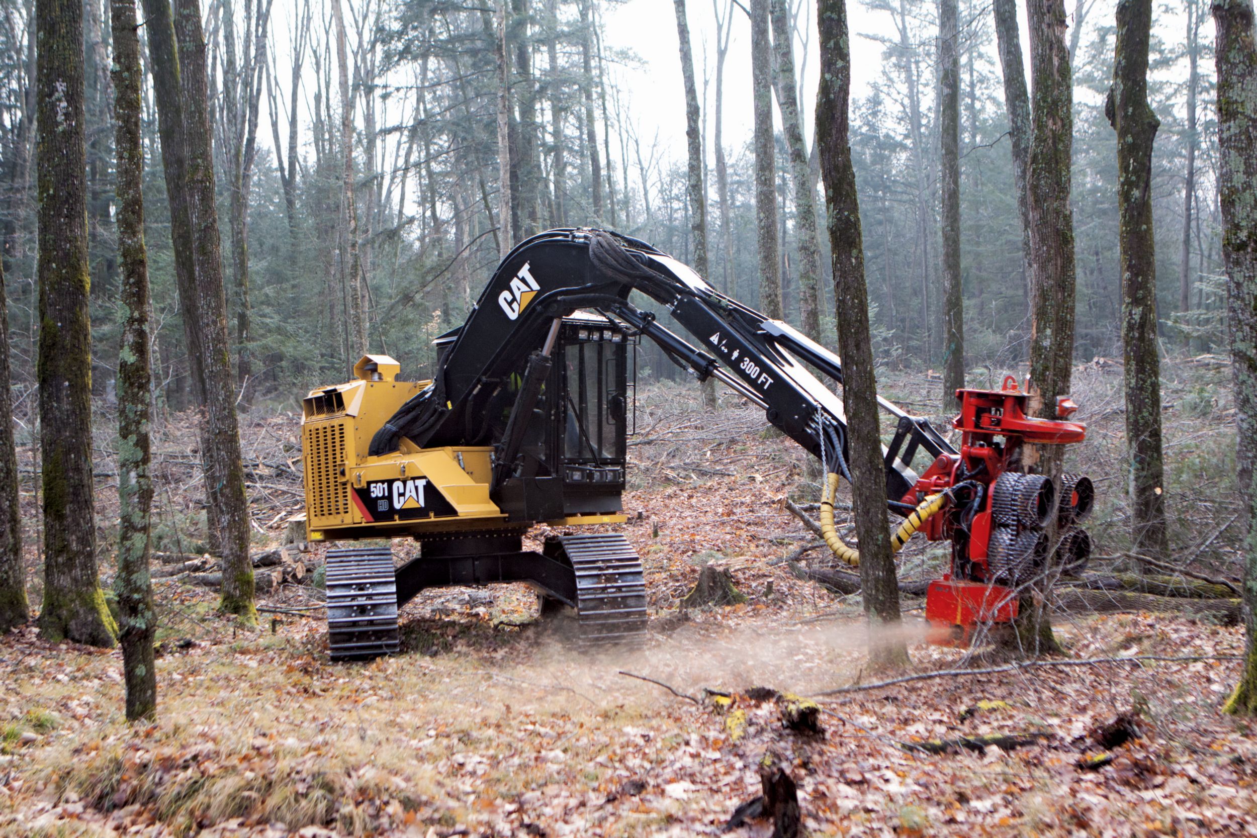 Cat 501HD Track Harvesters | Caterpillar