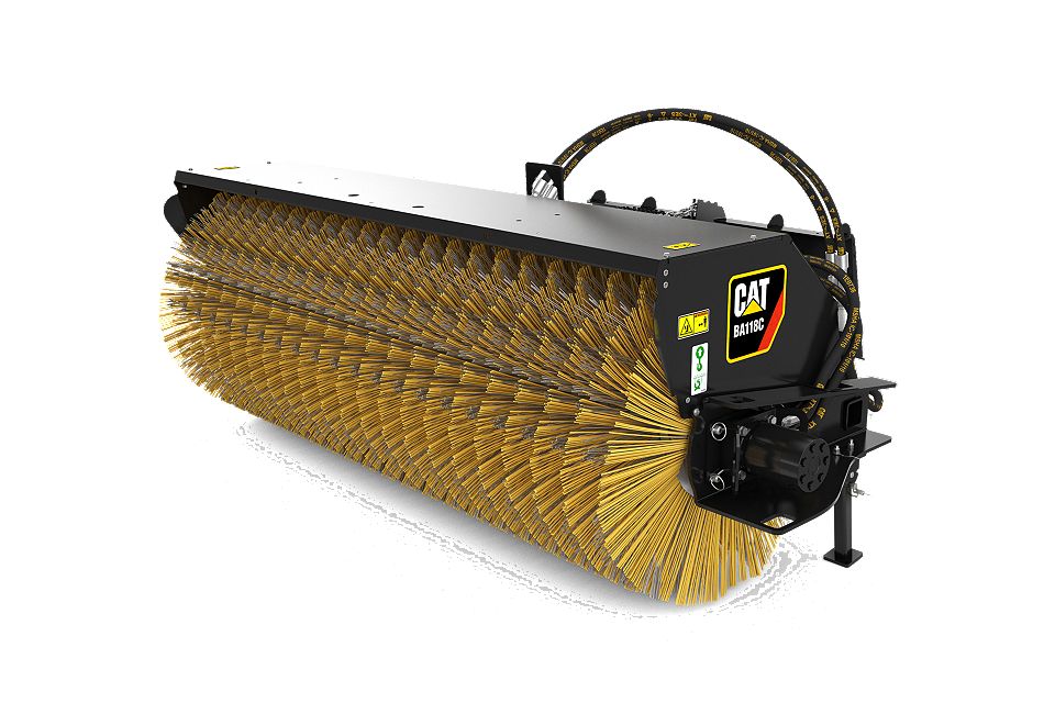 BA118C Manual Angle Broom With Polypropylene/Wire Bristles | Riggs Cat ...