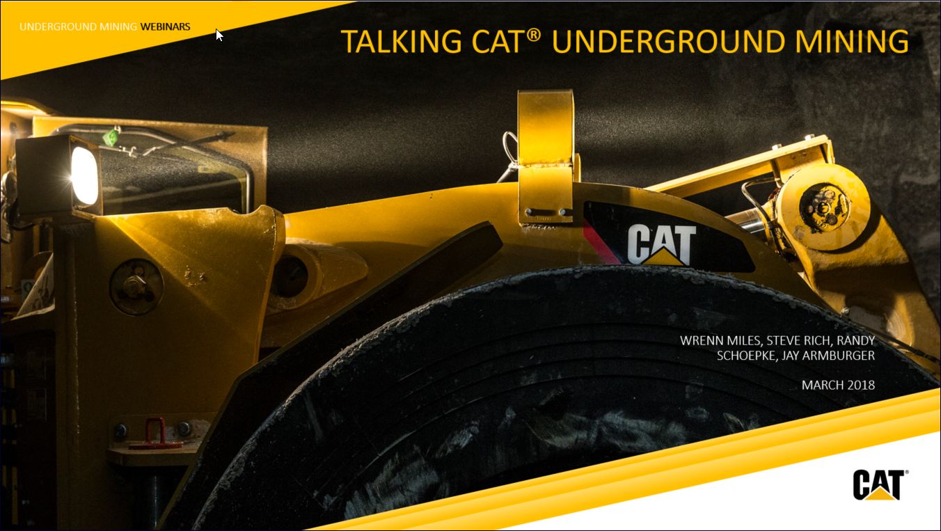Cat | Underground Mining | Caterpillar