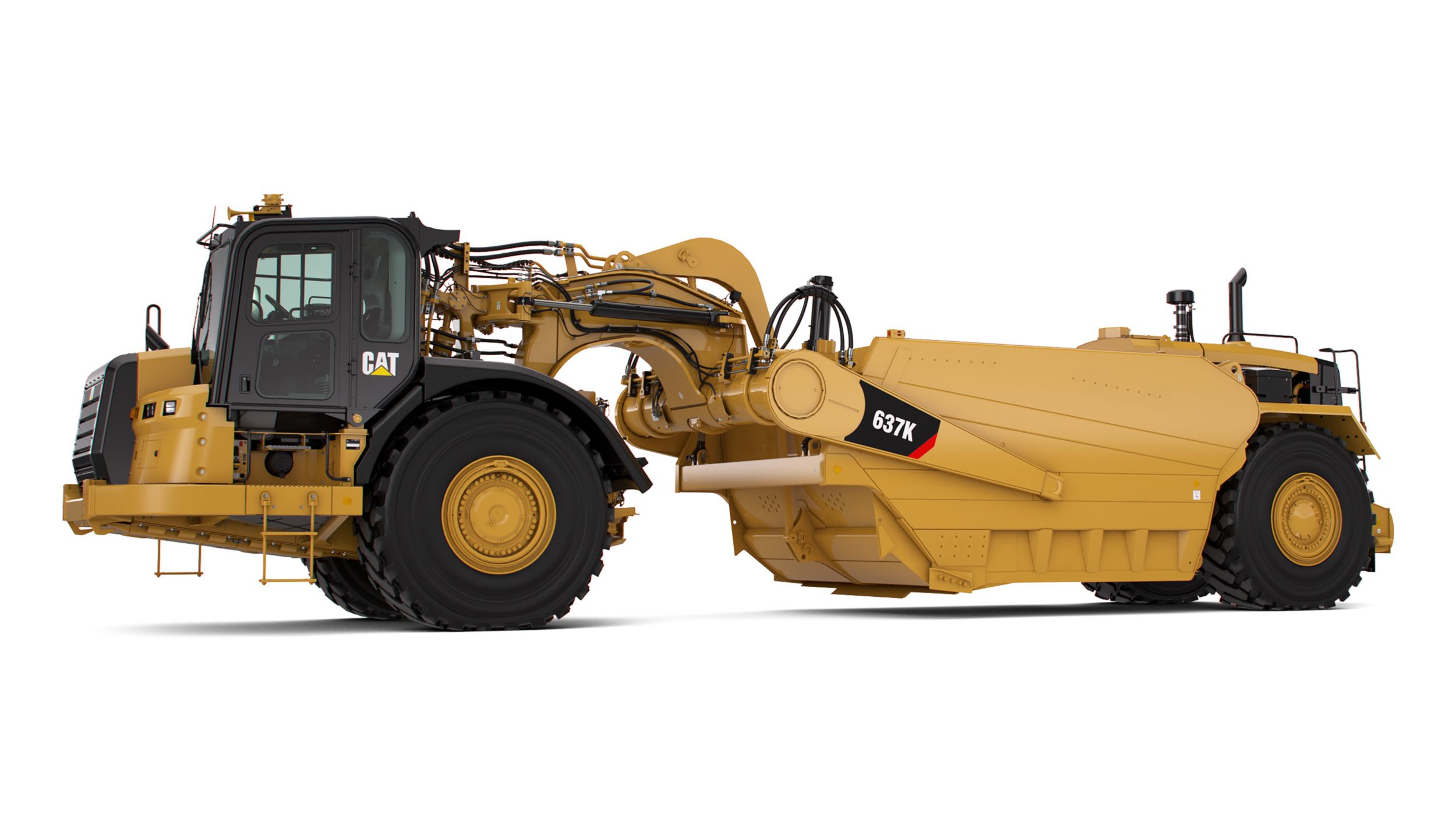 Cat 637K Wheel Tractor Coal Bowl Scraper Mantrac Djibouti Caterpillar Dealer
