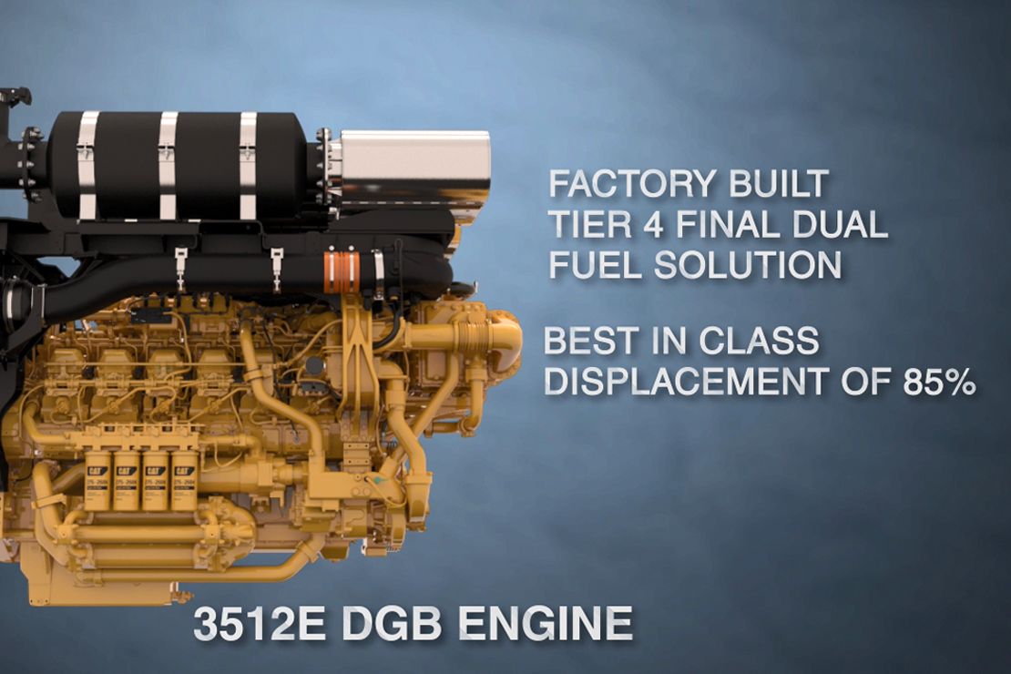 3512E DGB™ Well Service Engine | Cat | Caterpillar