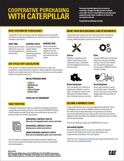 Cooperative Purchasing | Cat | Caterpillar