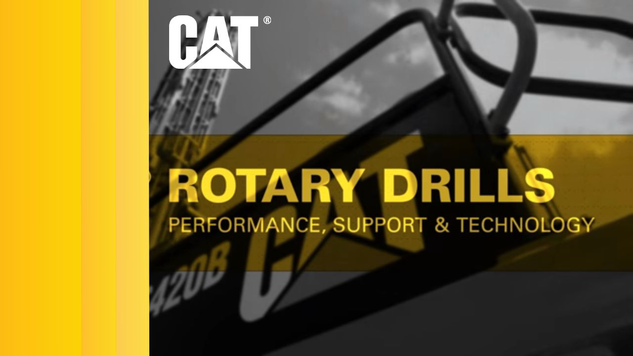 Cat | Rotary Drills | Mining Drills | Caterpillar