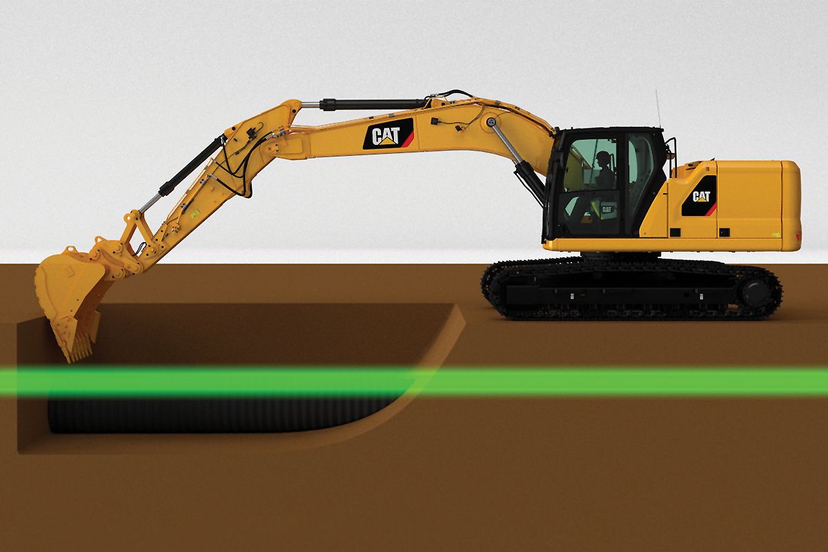 Cat 2D E-fence for Excavators - Hawthorne Cat