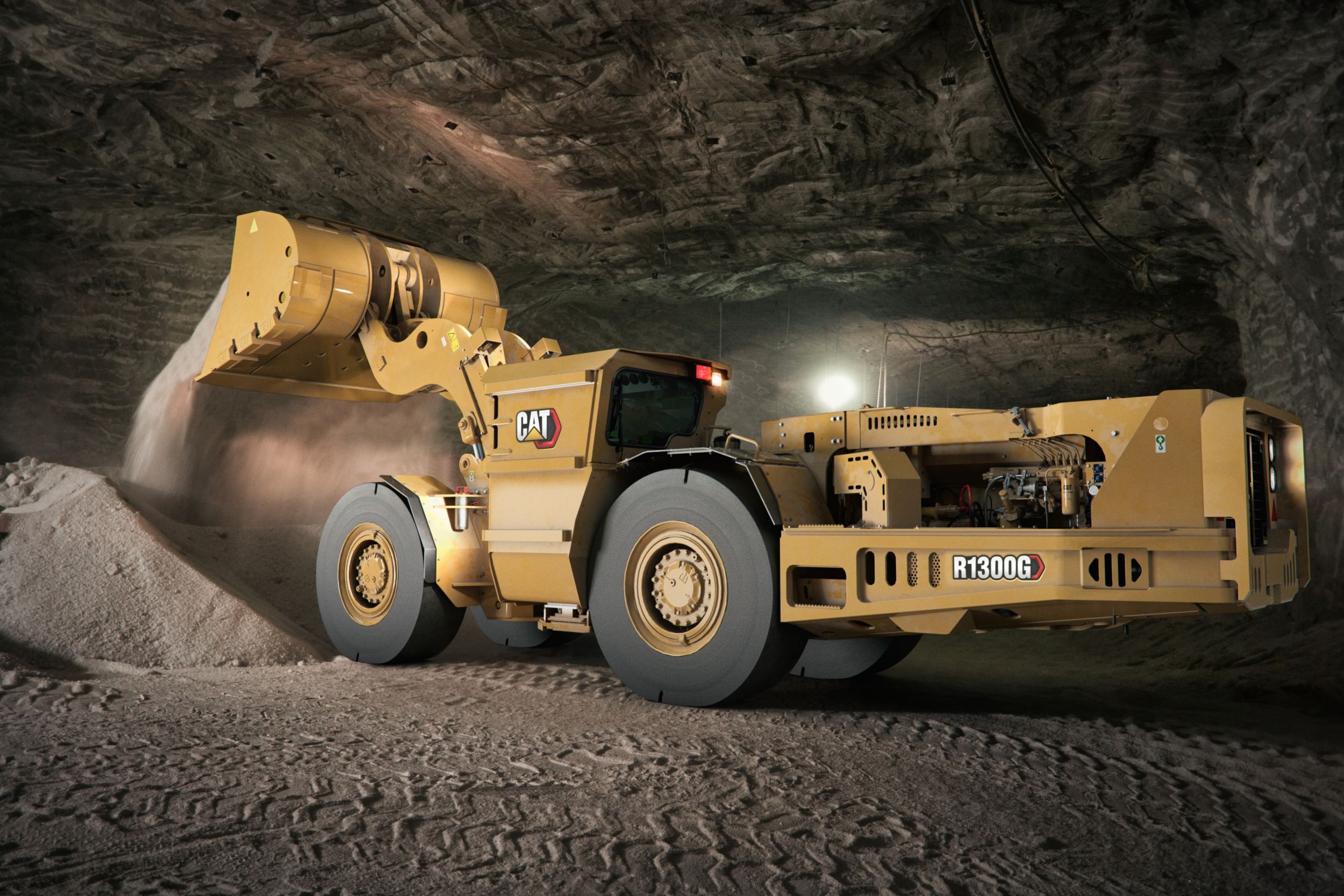 R1300G Pale per trasporto materiale (LHD) per gallerie sotterranee ...