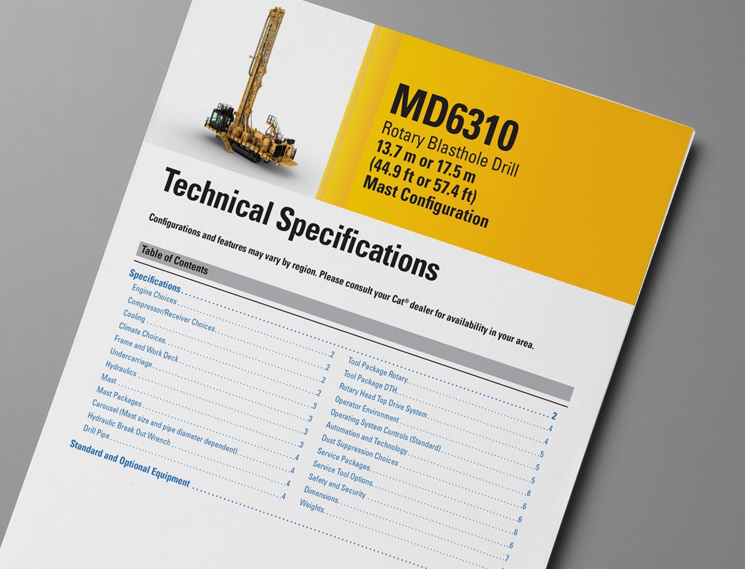 Rotary Drill Rigs | Cat | Caterpillar
