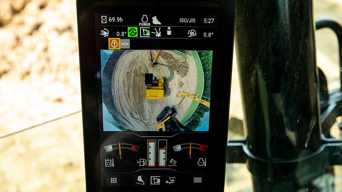 Turning On Your Excavator 360-Degree Camera View | Cat | Caterpillar