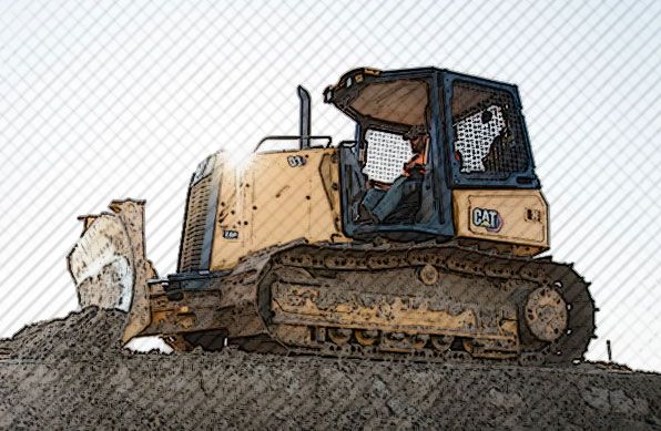 Cat Bulldozer Clipart