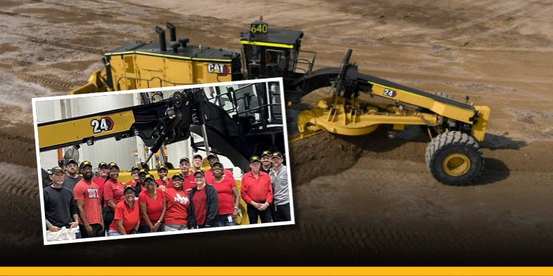 Caterpillar | Celebrating the 1000th Cat® 24 Motor Grader