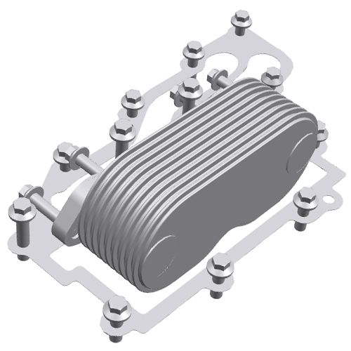 T436262: PERKINS OIL COOLER KIT