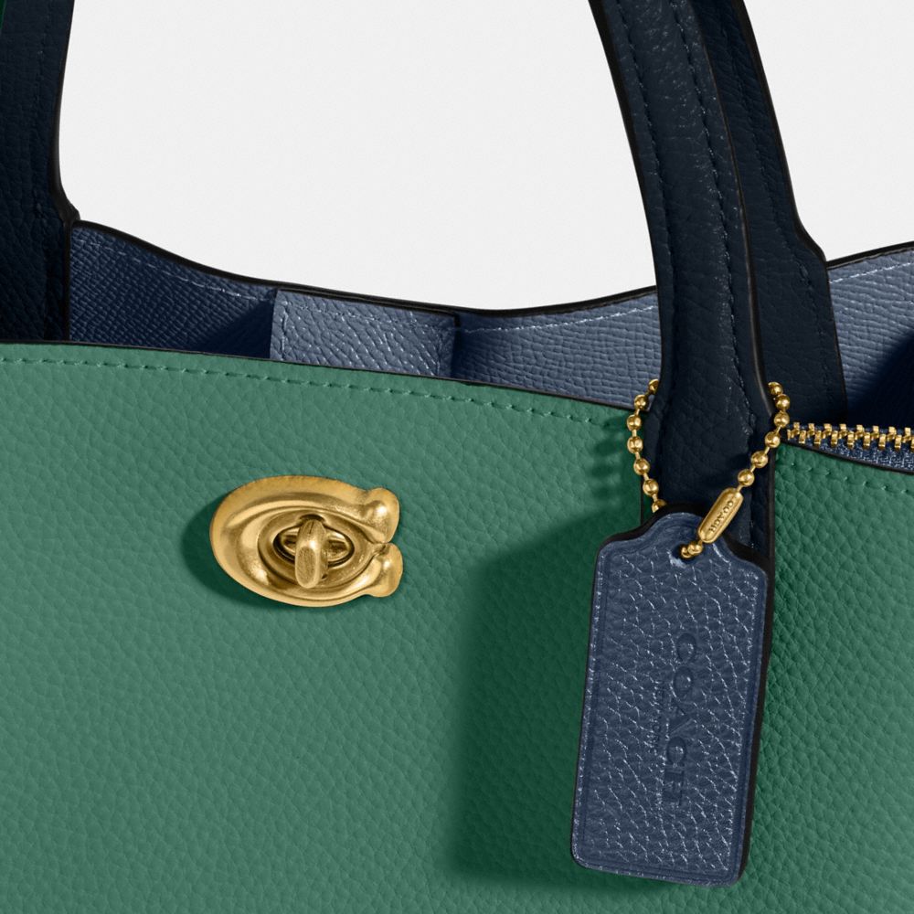 [공식][코치] 윌로우 토트 24 인 컬러블럭 C8561 B4VJ7 - 현대Hmall