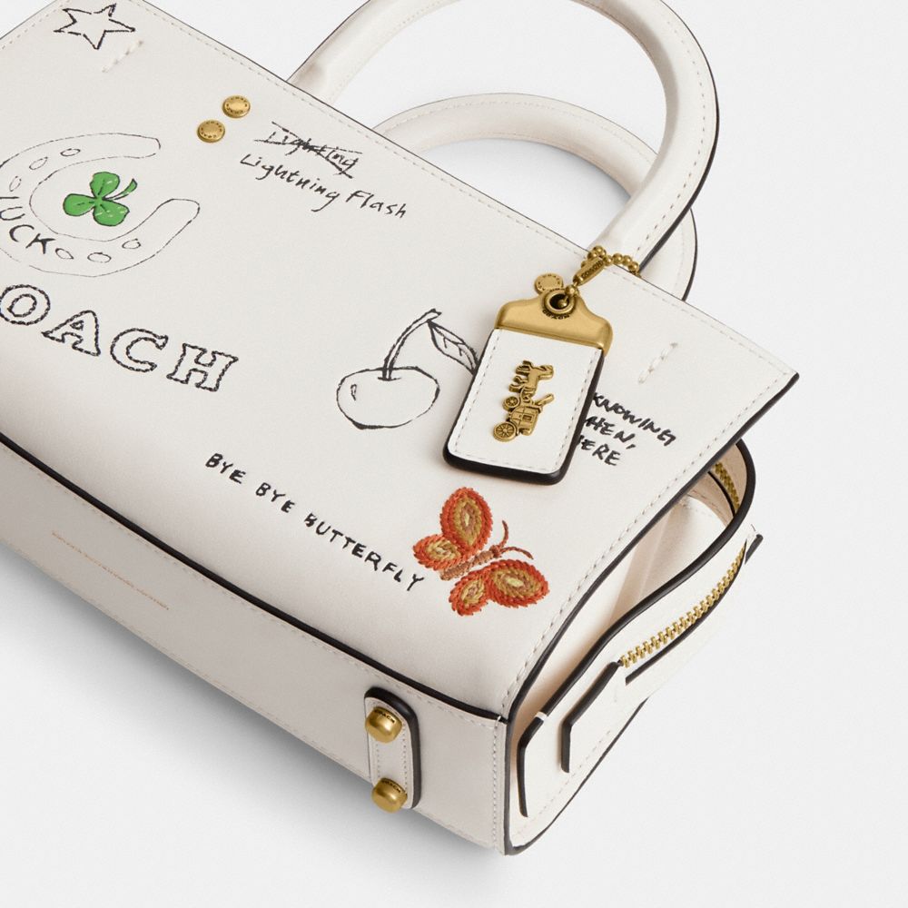 코치 공식 온라인 스토어 - 로그 백 26 위드 스케치 프린트 CAN07 B4CAH