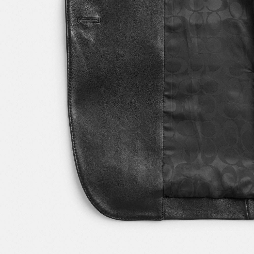 코치 공식 온라인 스토어 - 레더 블레이저 CJ287 BLK