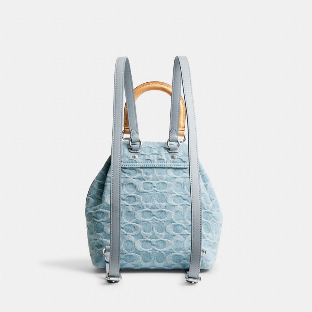 [리야 백팩 21 인 시그니처 데님 CJ833 LHPBU]