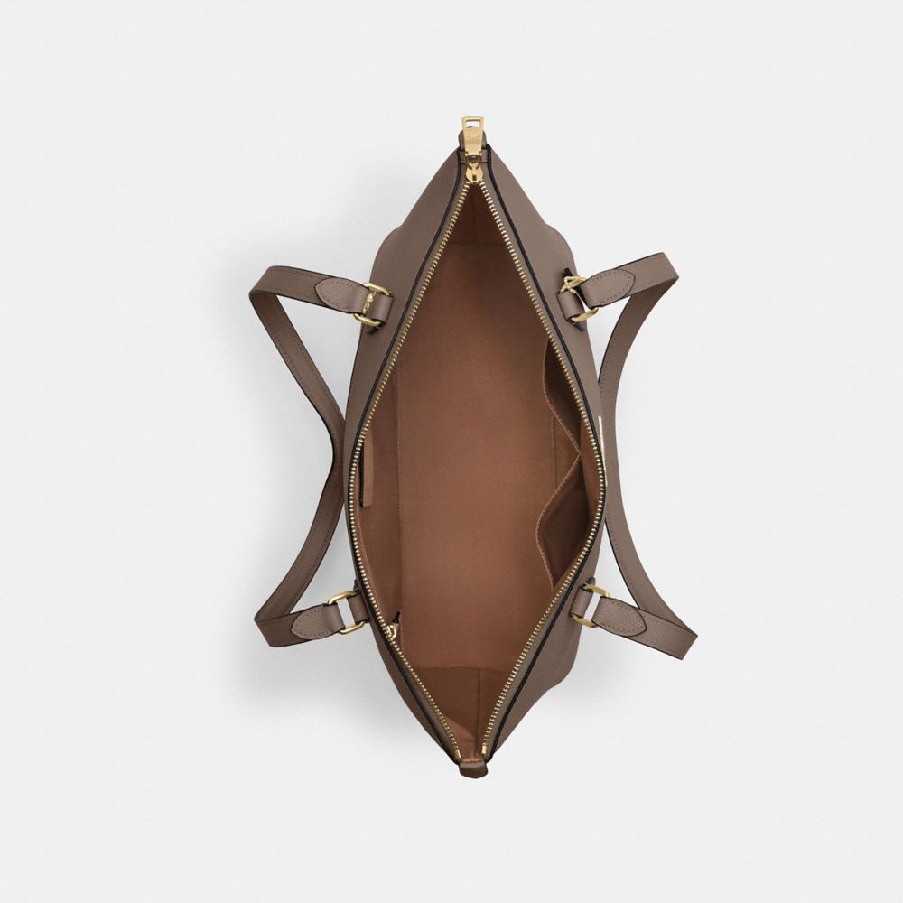 COACH Cv402 - GALLERY TOTE BAG - IM/DARK STONE | COACH HANDBAGS