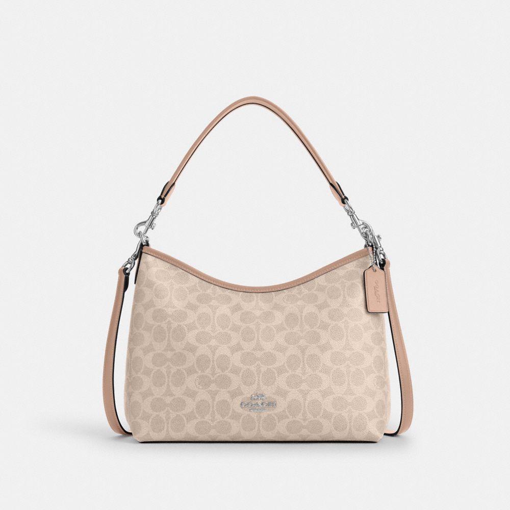 LAUREL SHOULDER BAG IN SIGNATURE CANVAS