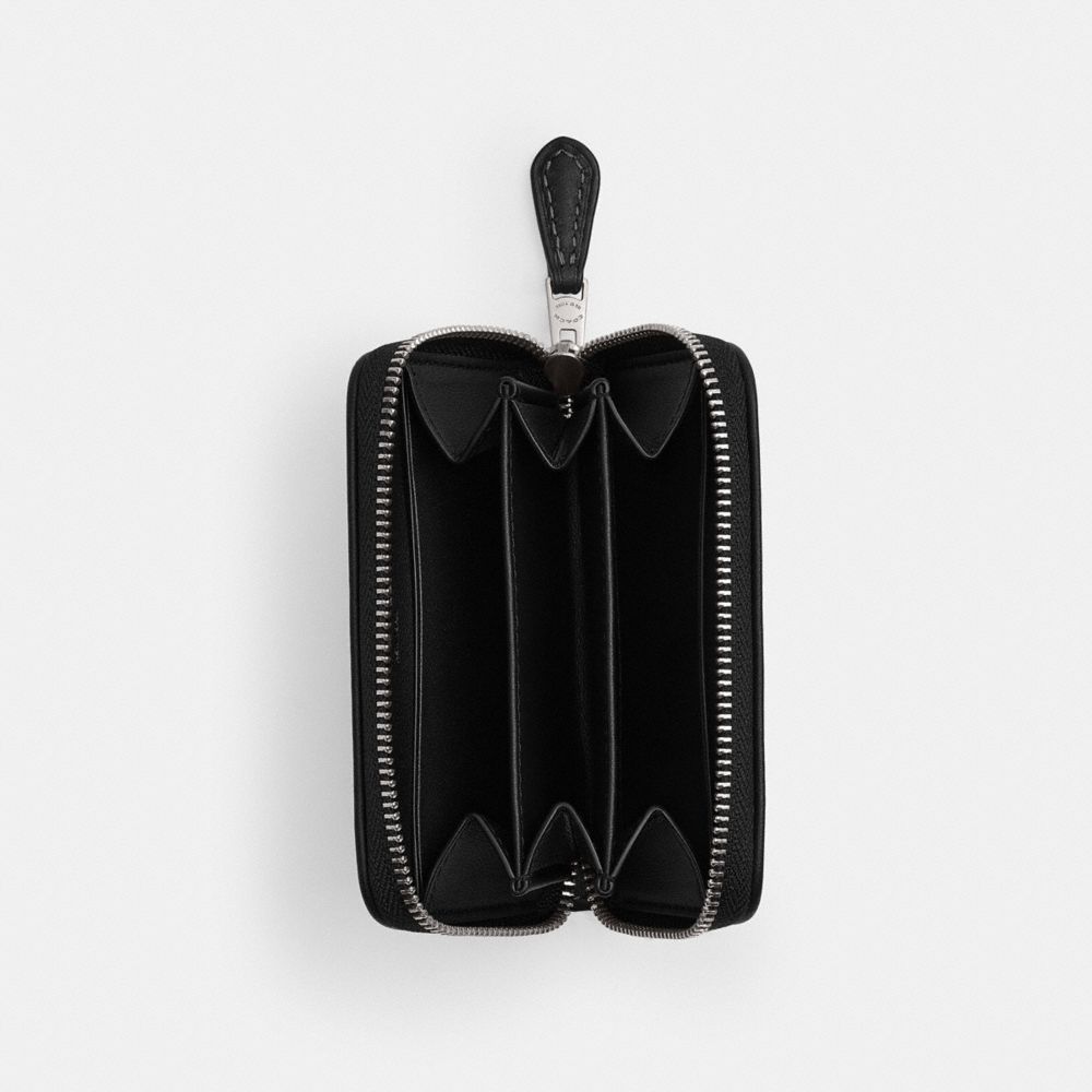코치(COACH) 에센셜 스몰 집 어라운드 카드 케이스 인 크리스탈 시그니처 자카드 CX244 LHBLK - 사이즈 & 후기 | 무신사