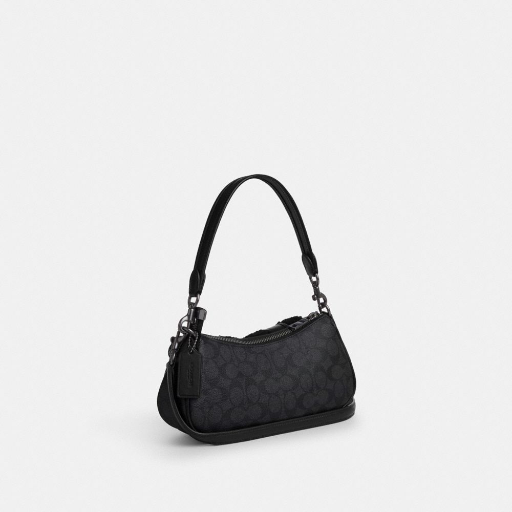 COACH Cy658 - ASHTON BAG IN SIGNATURE CANVAS - GUNMETAL/CHARCOAL/BLACK ...