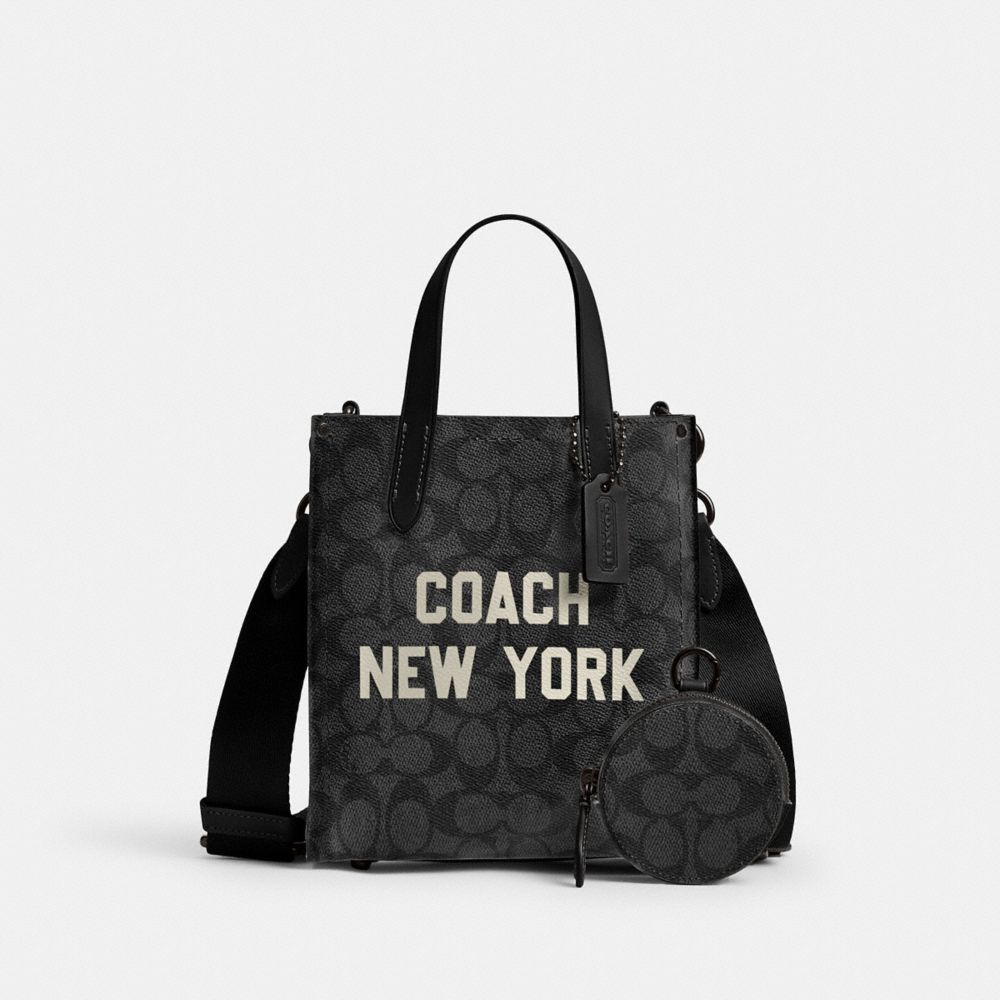 Relay Tote Bag In Signature Camvas With Coach Graphic | Coach Australia