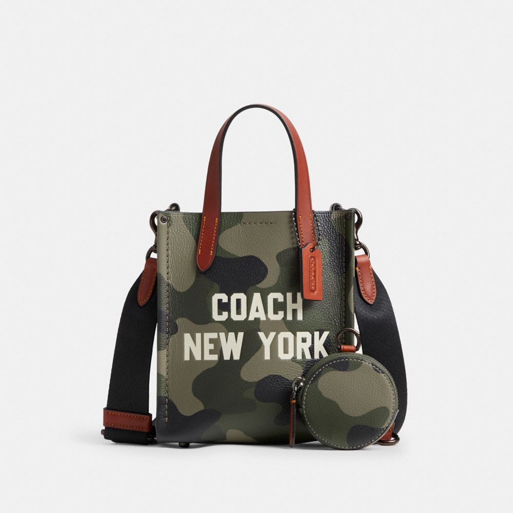 RELAY TOTE BAG 17 WITH CAMO PRINT AND COACH GRAPHIC